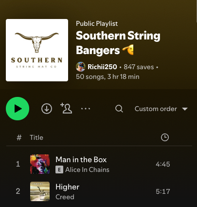 CREW Updates – Southern String